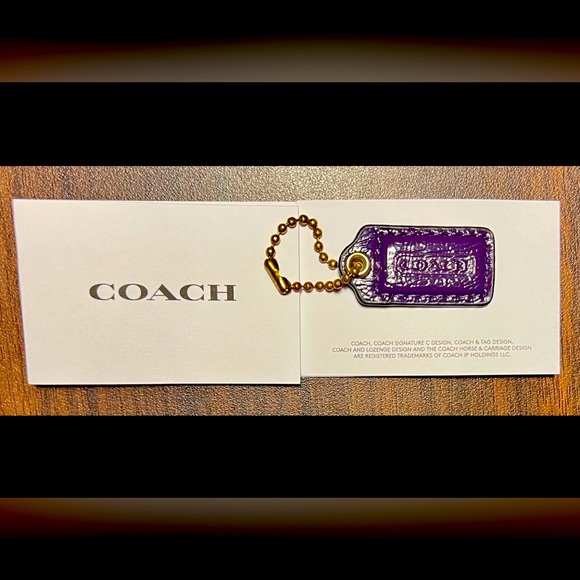 Coach | Bags | Coach Hang Tag Replacement Leather Nwt Dogtag | Poshmark